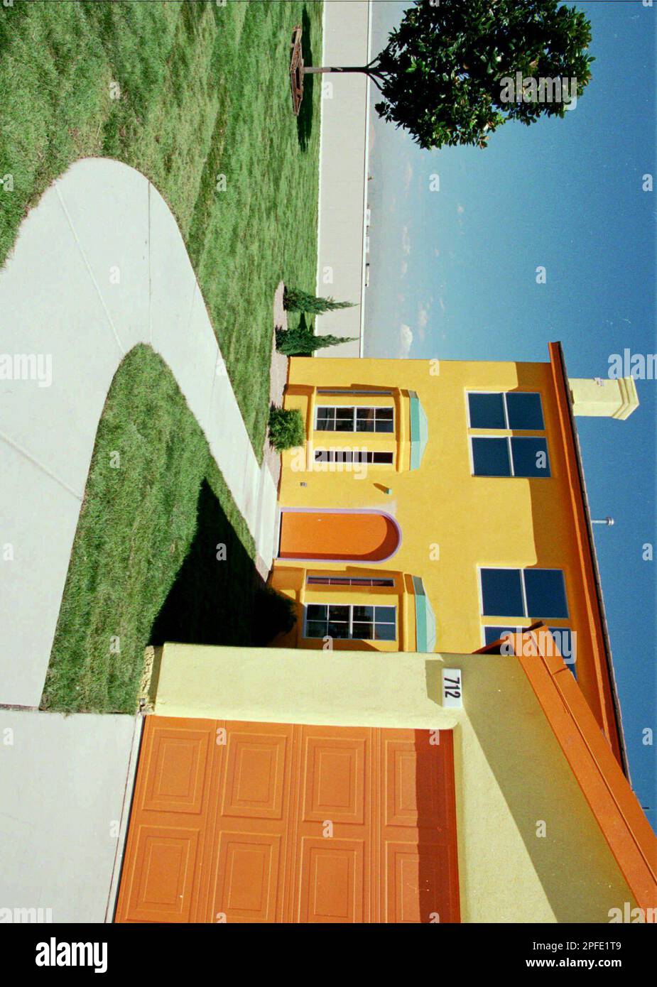 A replica of the cozy homestead of TV's "The Simpsons" sits in a ...