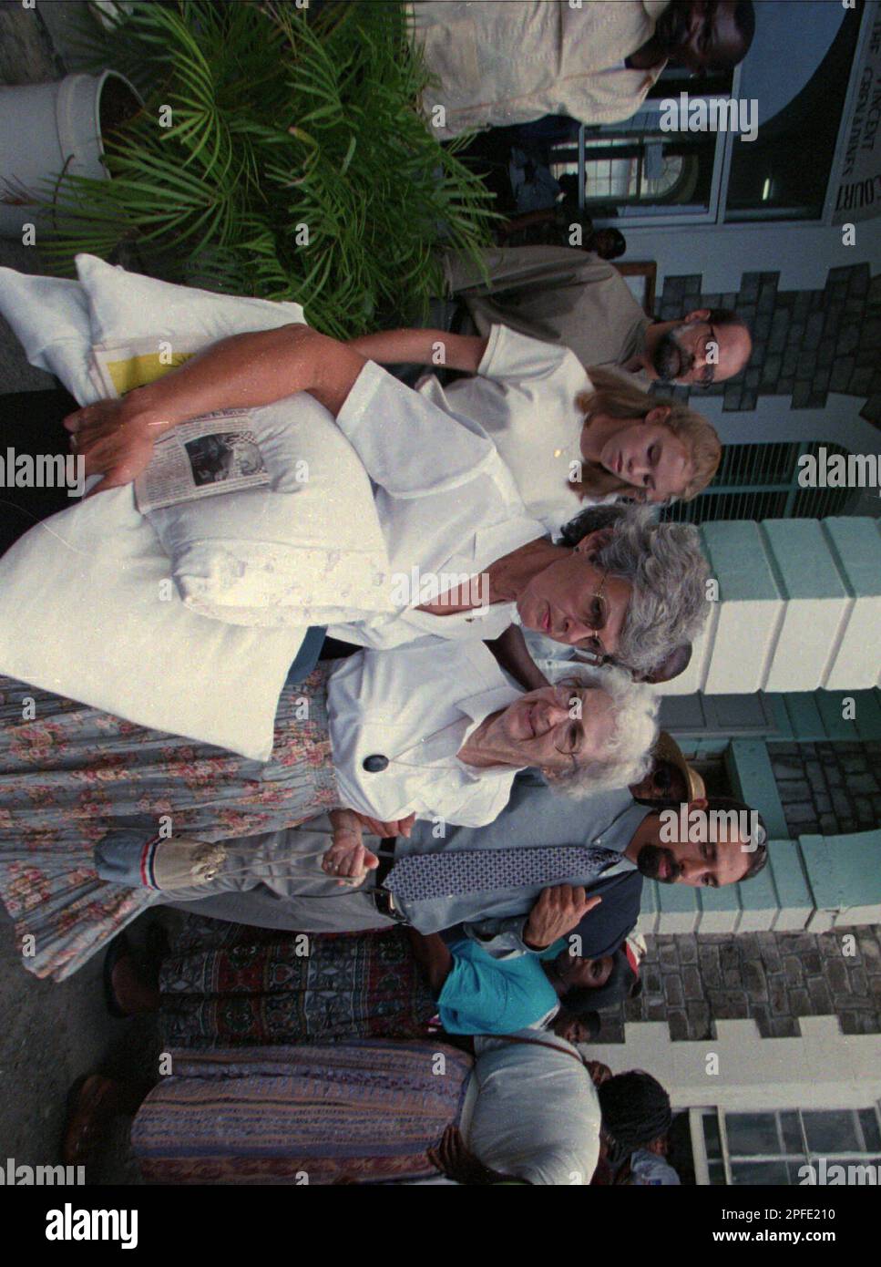 Family members of murder defendants James and Penny Fletcher walk out ...