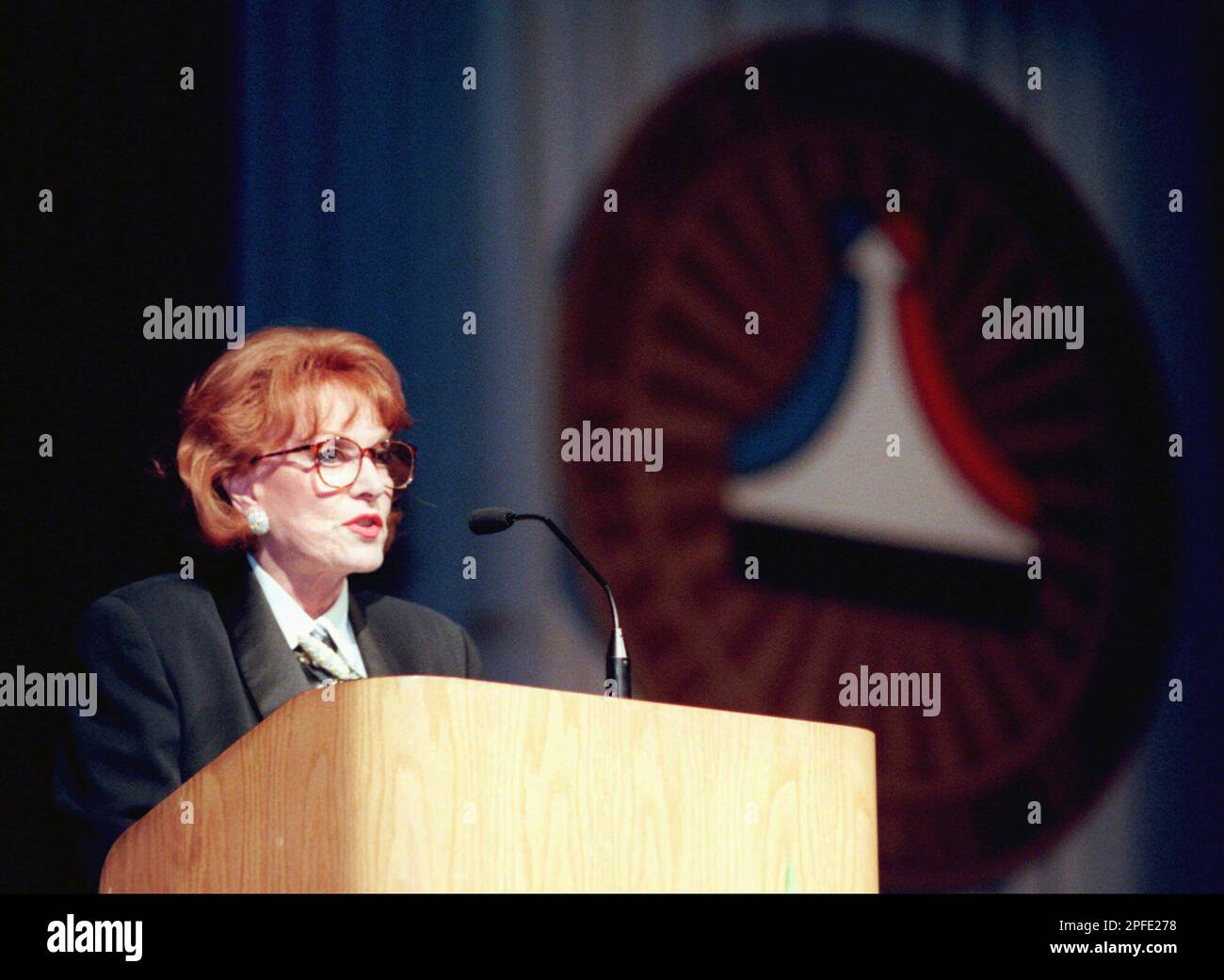 Actress Maureen O'Hara Blair was the emcee ofthe National Aviation Hall ...