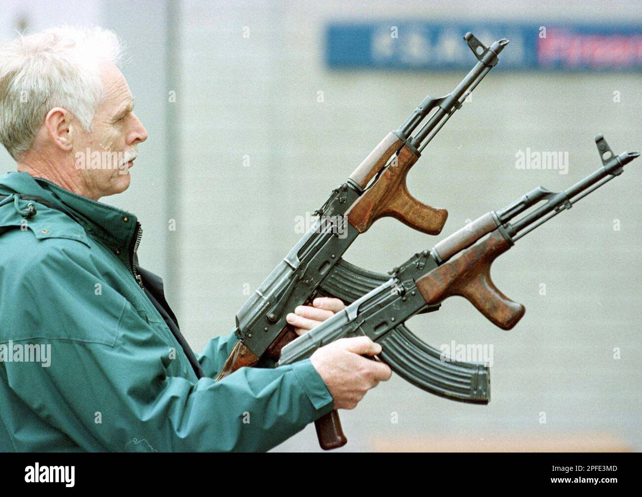 A Northern Ireland Royal Ulster Constabulary Police Forensic's worker ...
