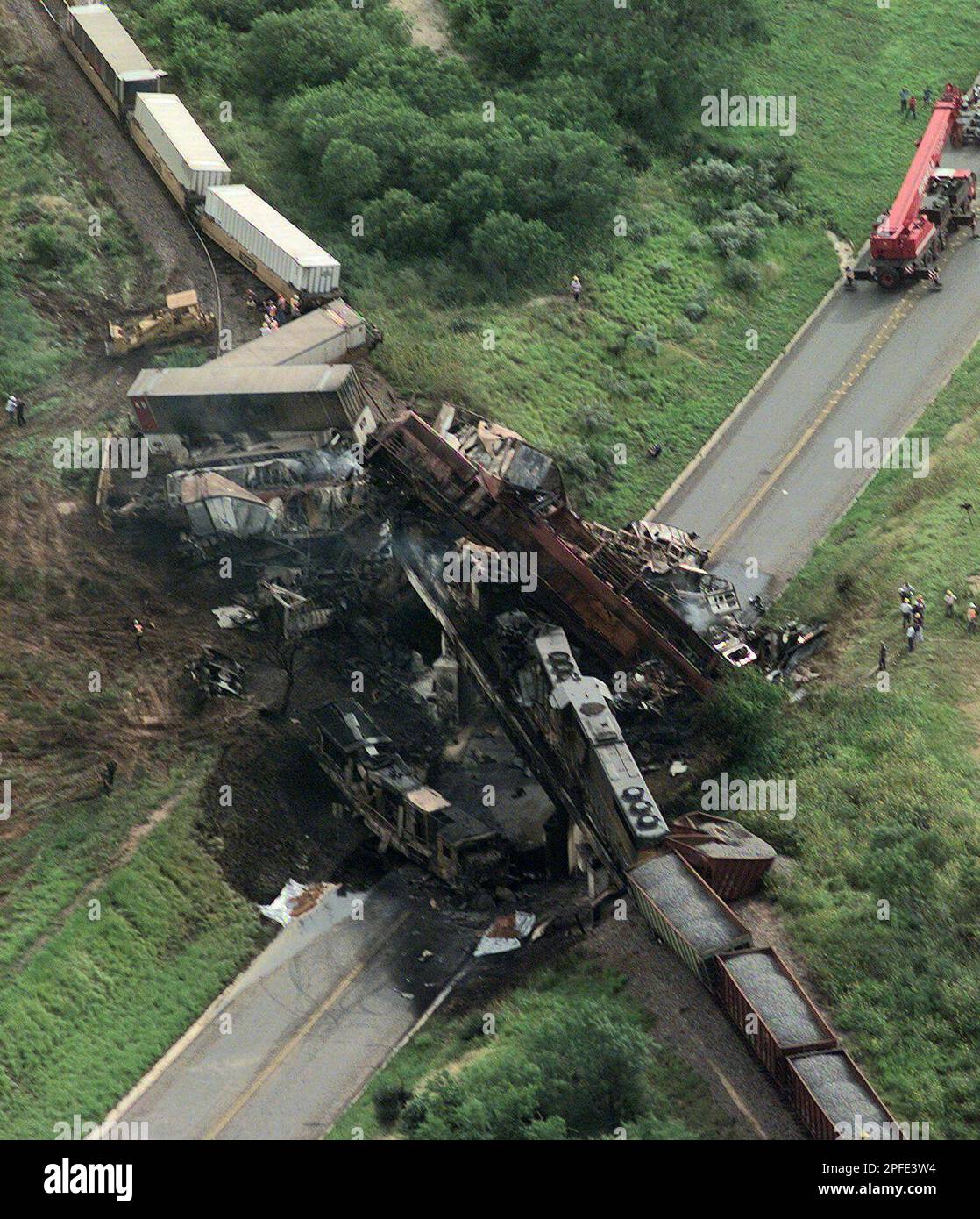 Union Pacific Head On Crash