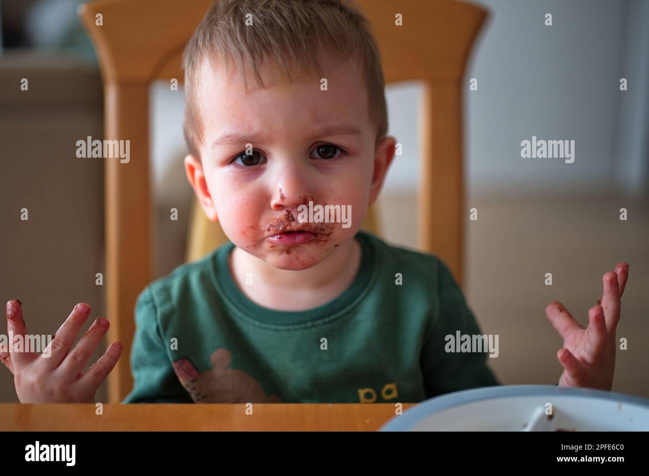 Food smeared hi-res stock photography and images - Alamy