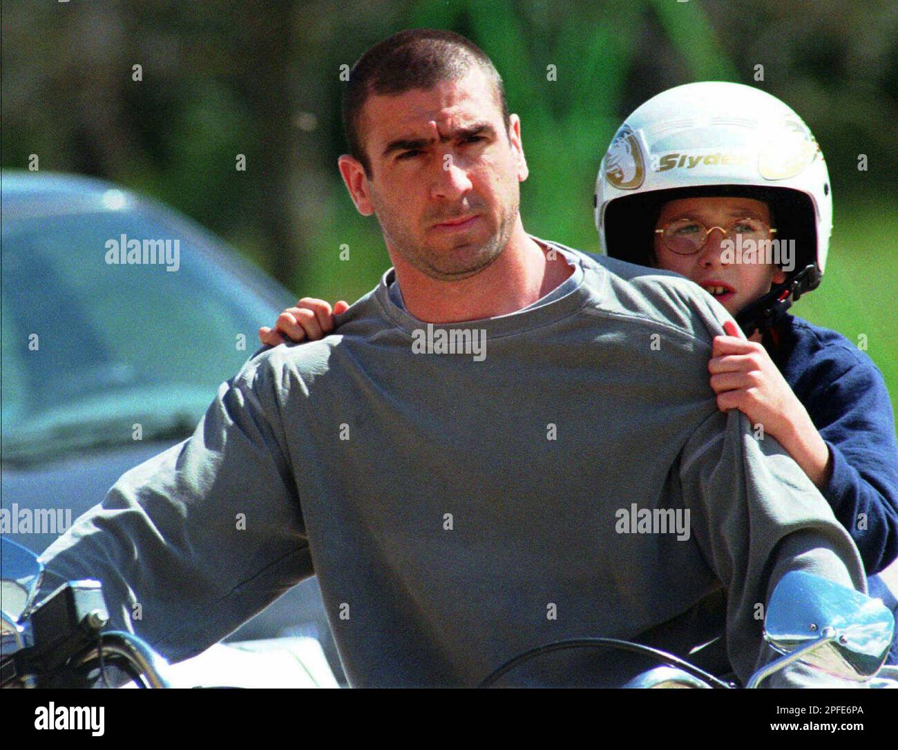 French national team and Manchester United soccer star Eric Cantona, who retired from the game ...