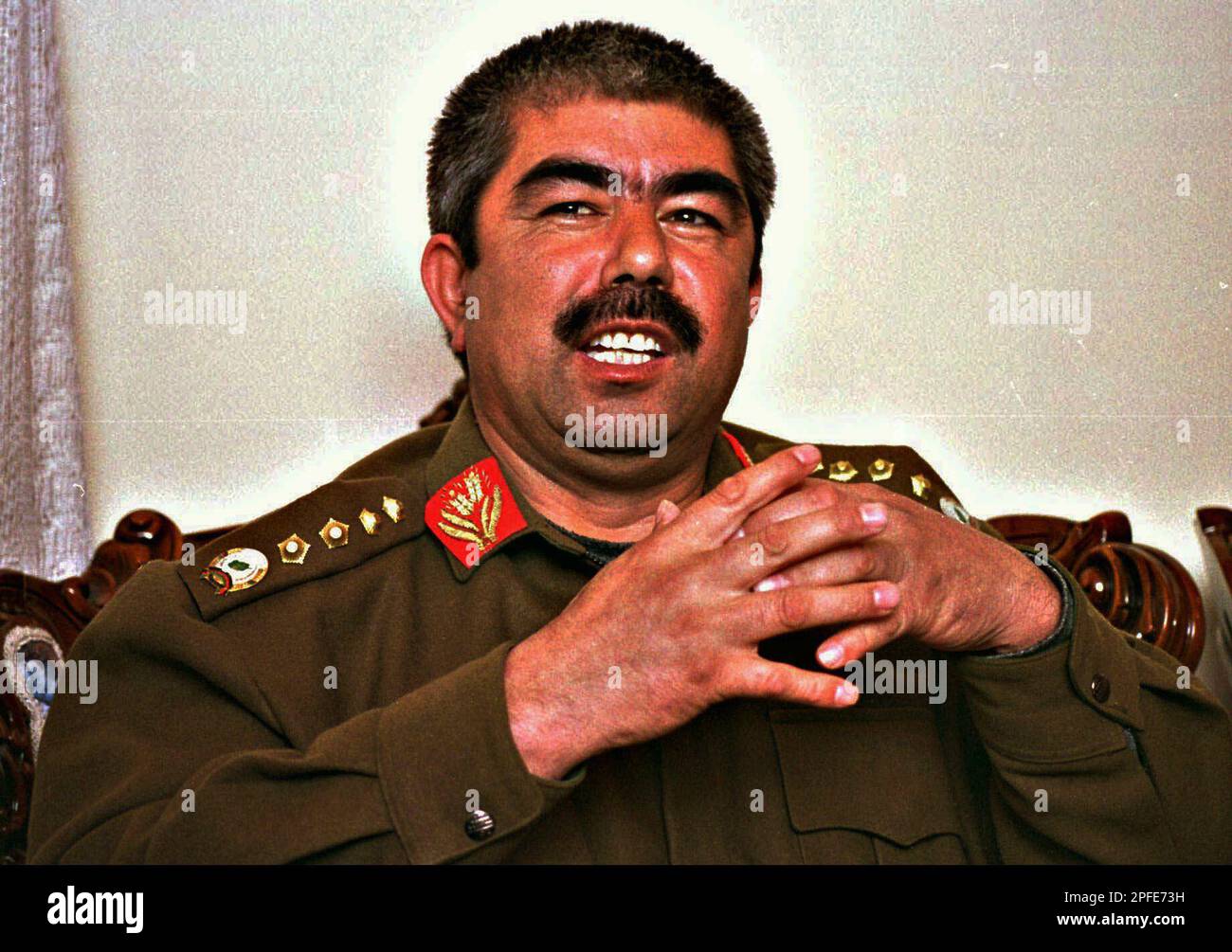 FILE-- photo dated Feb 18, 1997 of Afghan northern warlord Abdul Rashid ...