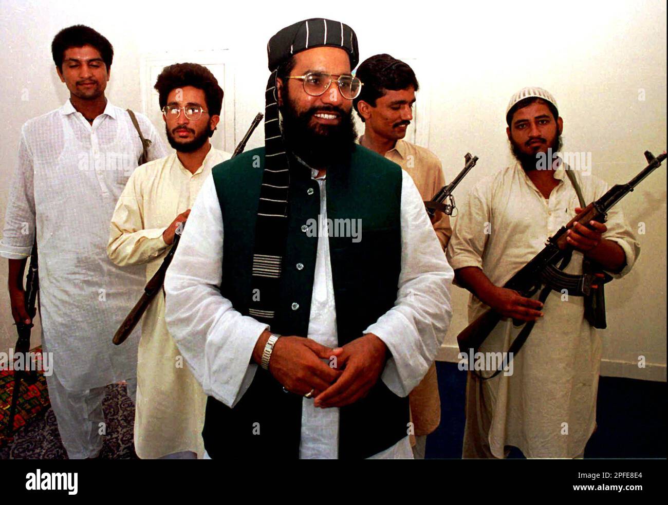 FILE--Azam Tariq, chief of Pakistan's Sunni militant party Sipah-i ...