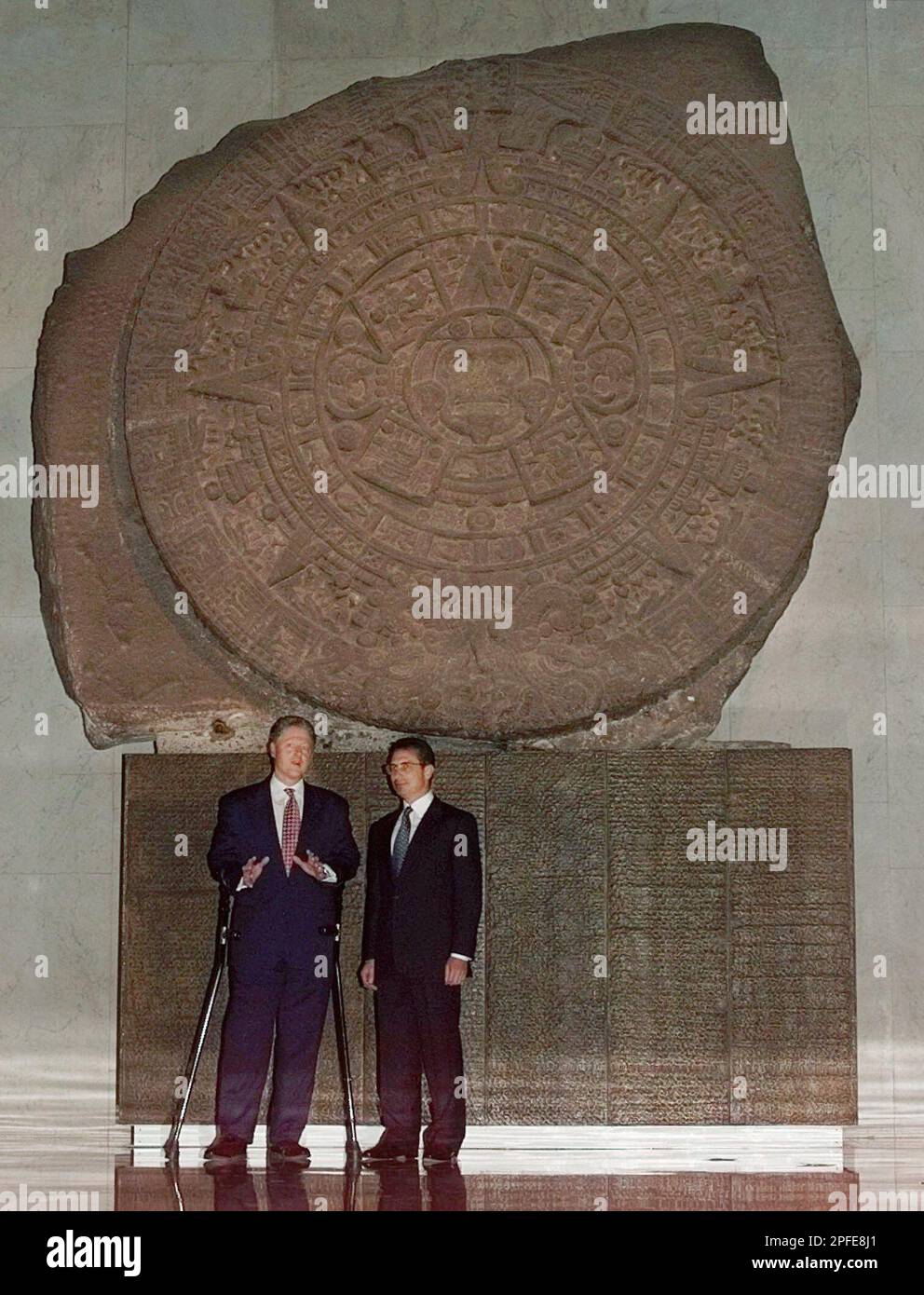 United States President Bill Clinton and Mexican President Ernesto ...