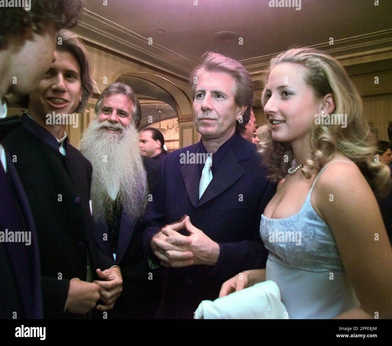 Graham Nash, center, with his children Will, left, Jackson and Nile ...