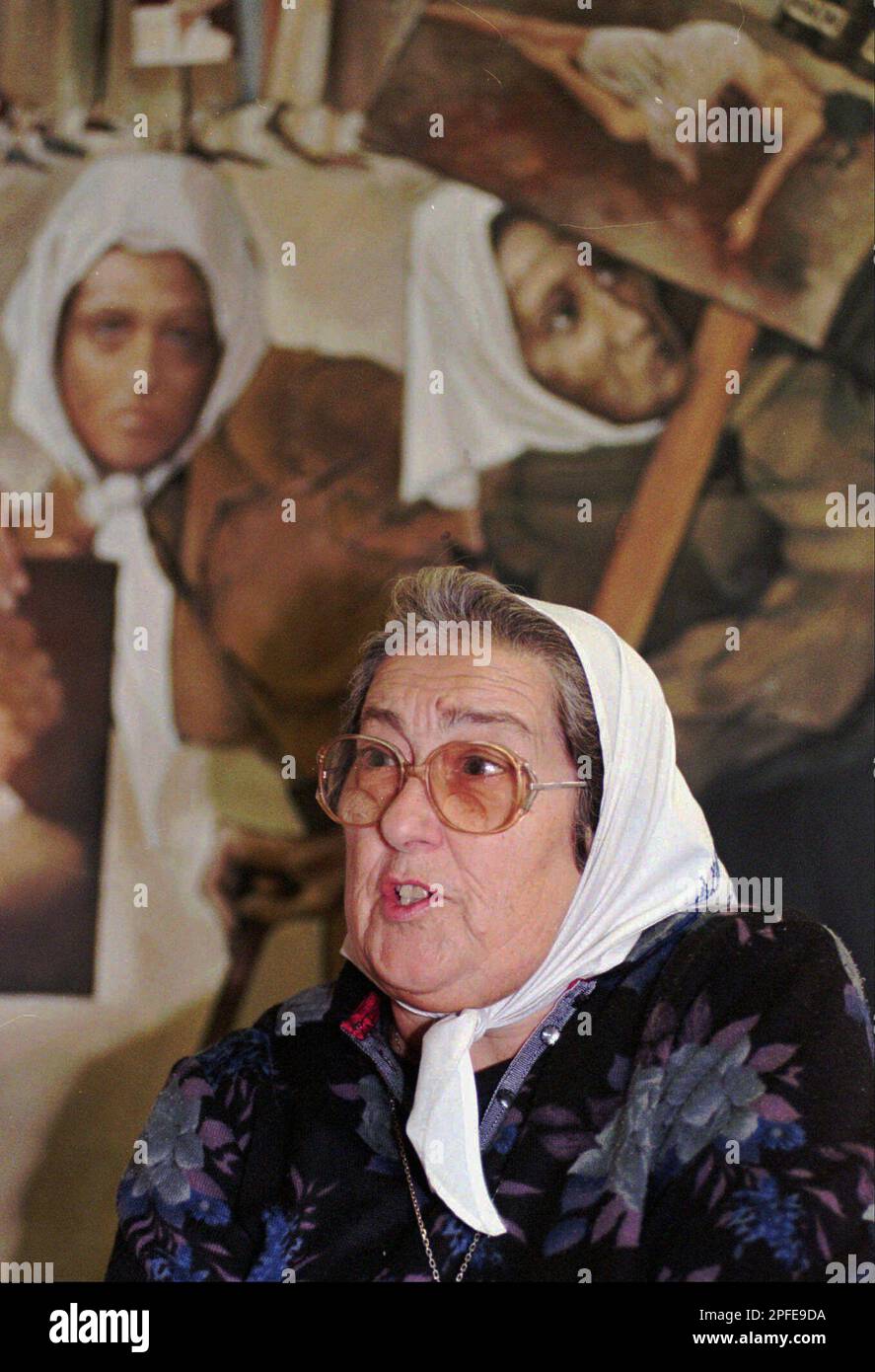 Hebe de Bonafini, the head of Argentine human rights group, The Mothers ...