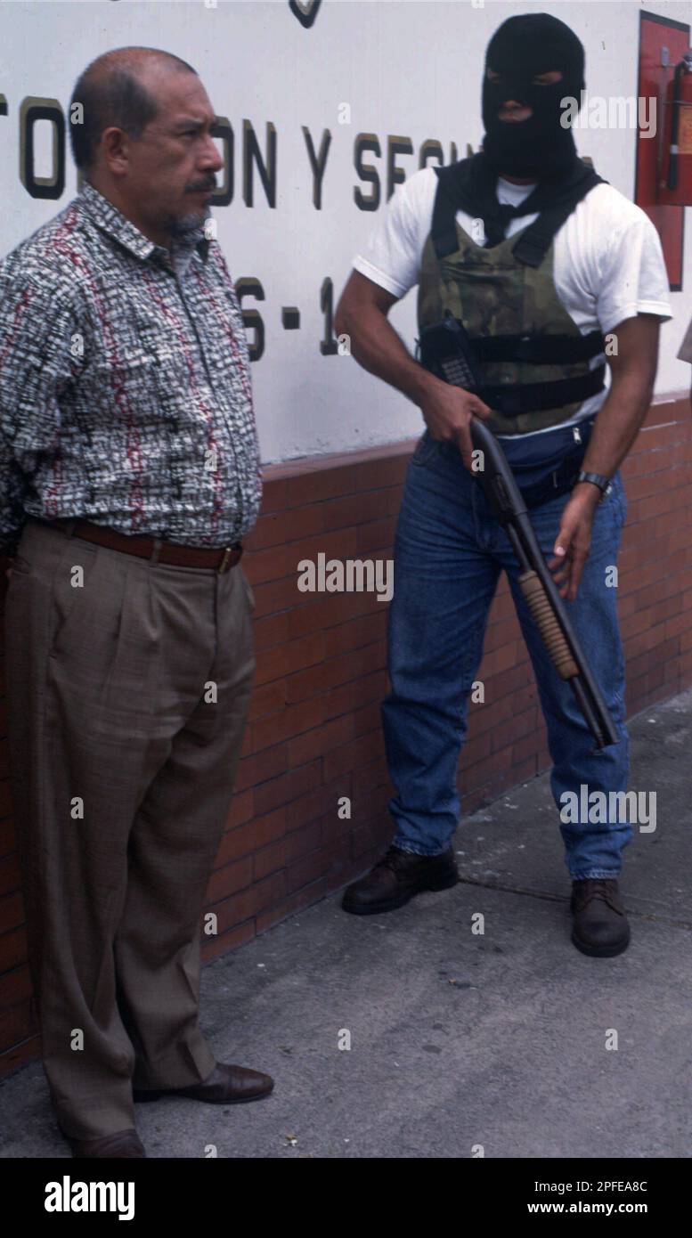 Alleged Colombian cocaine trafficker Justo Pastor Perafan, is escorted ...