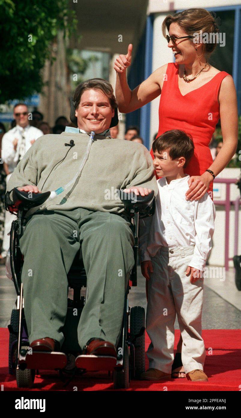 Actor and director Christopher Reeve, known for his role in "Superman ...