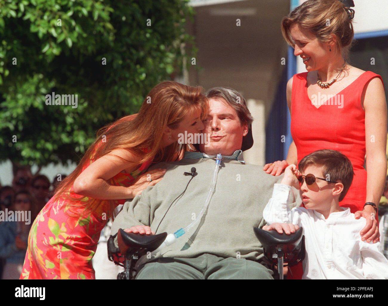 Actor and director Christopher Reeve, known for his role in "Superman ...