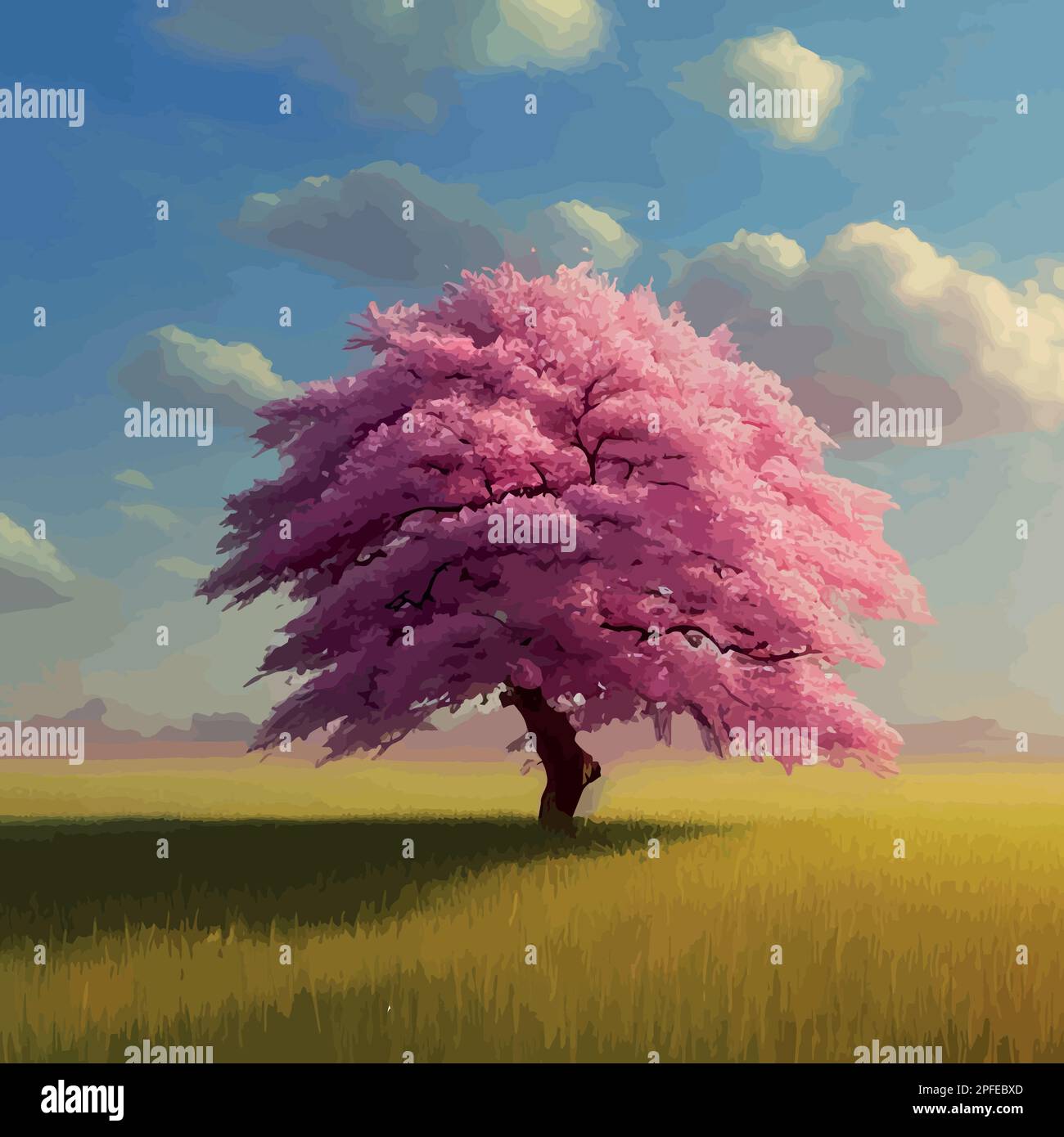 Petal pathway Stock Vector Images - Alamy