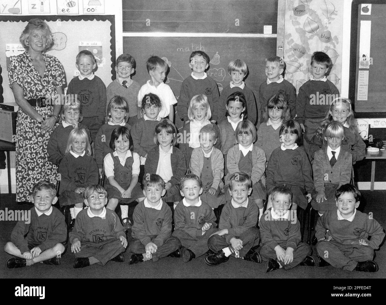 FILE-This undated file photo shows the class of Dunblane Primary School ...