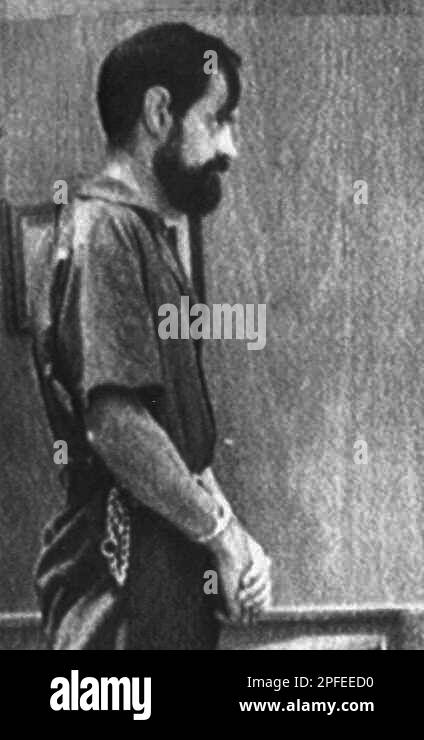 FILE--This is a Sept. 1980 file photo of convicted rapist Melvin Carter as he stands in court at ...