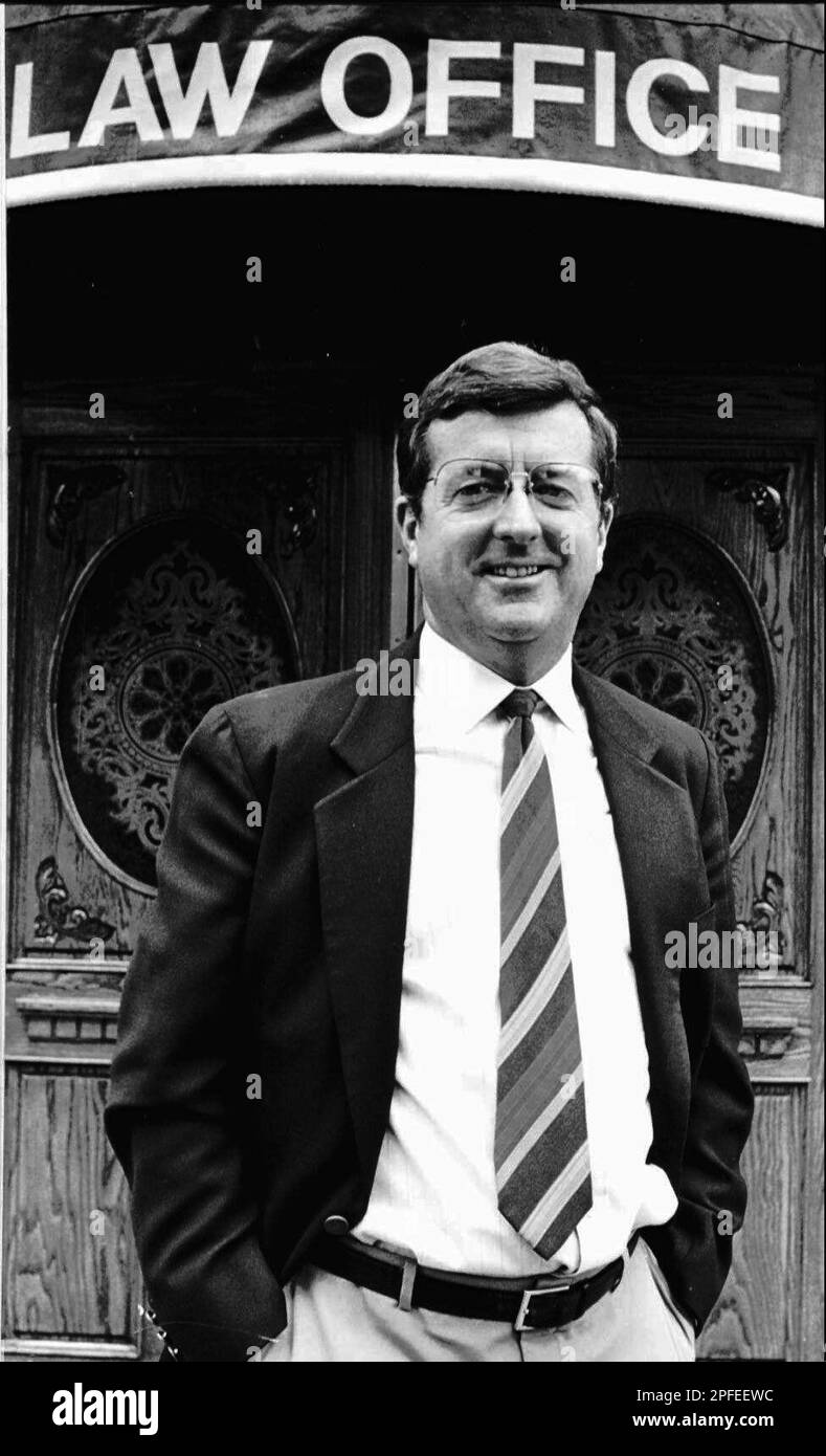 Noel Keane, shown in front of his Dearborn, Michigan office on December ...