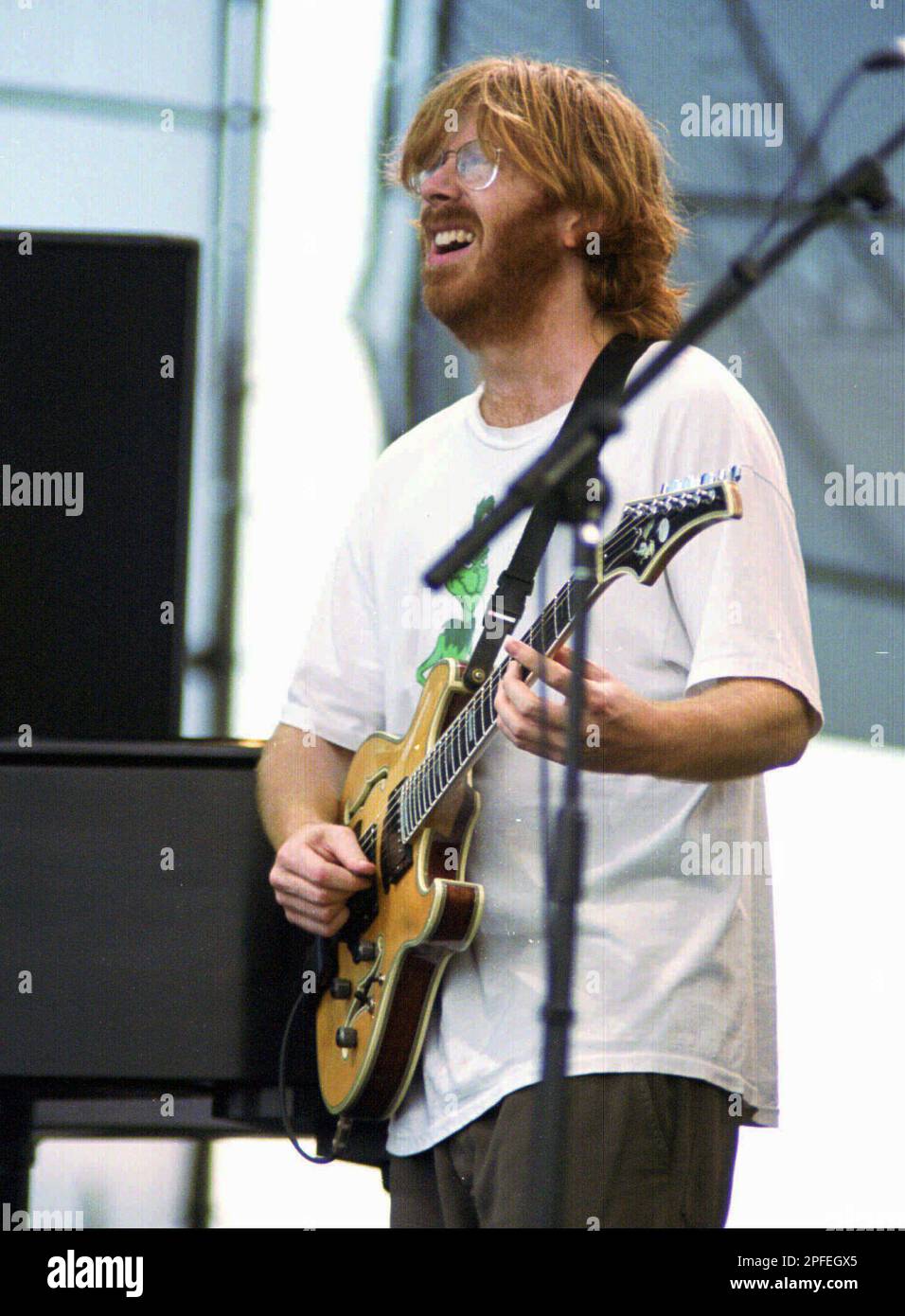 Phish lead guitarist Trey Anastasio performs at the closed Plattsburgh ...