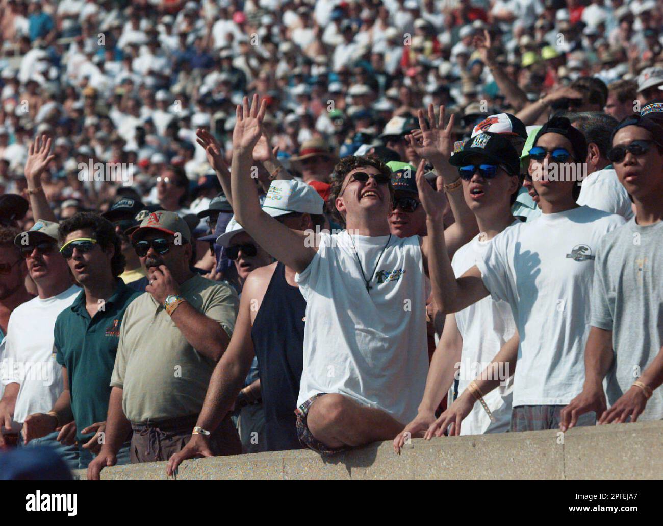 A participant in the Promise Keepers, a non-denominational Christian ...