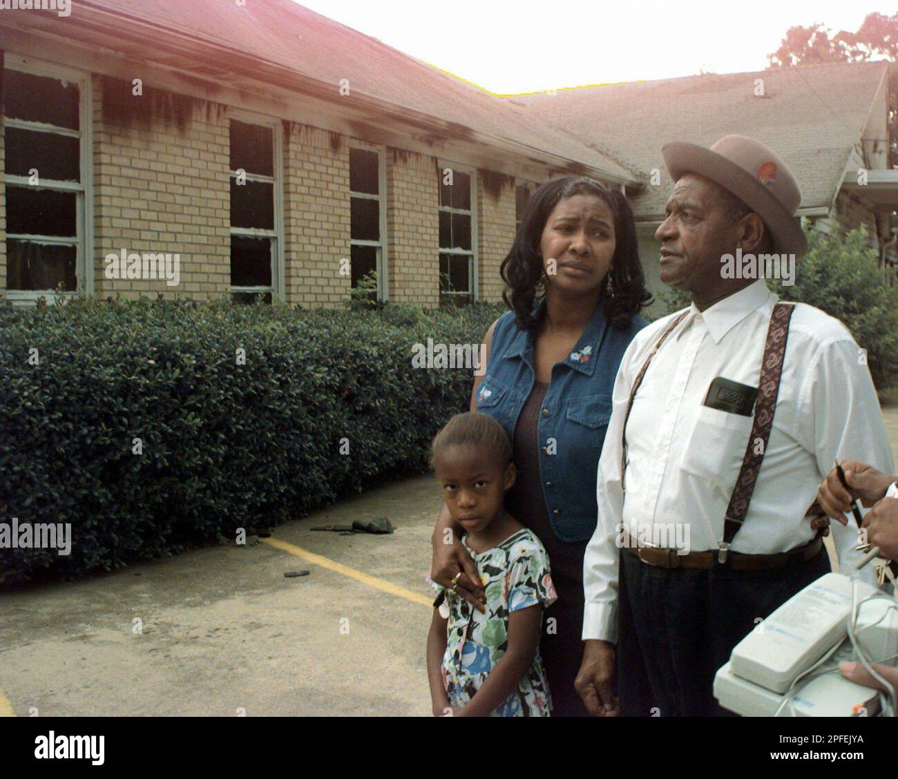 The Rev. Chester Thomas surveys the damage to the New Lighthouse of ...