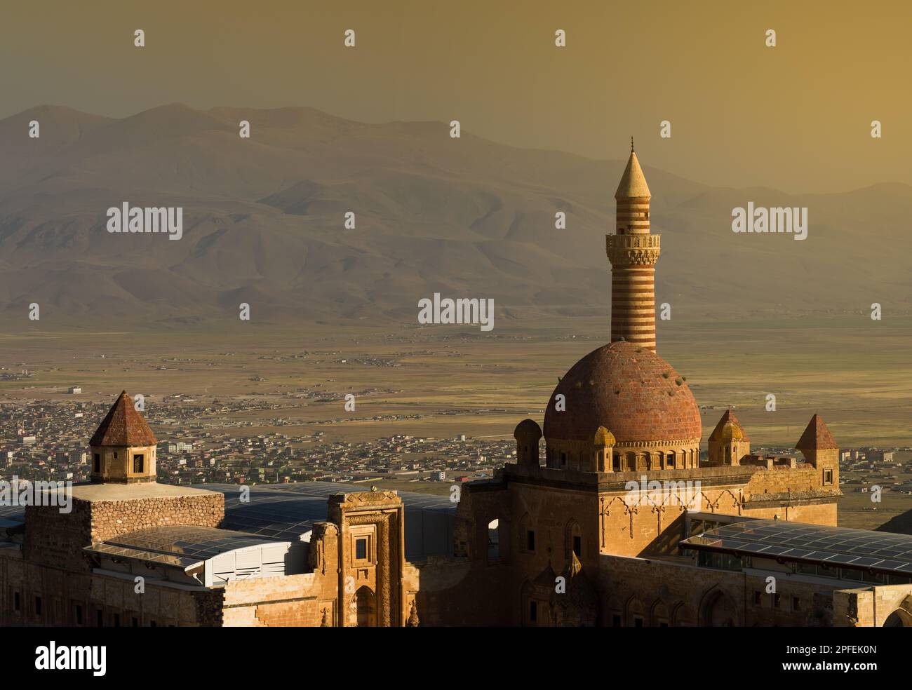 Historical structures of Anatolia. Ishak Pasha Palace is a lord castle ...