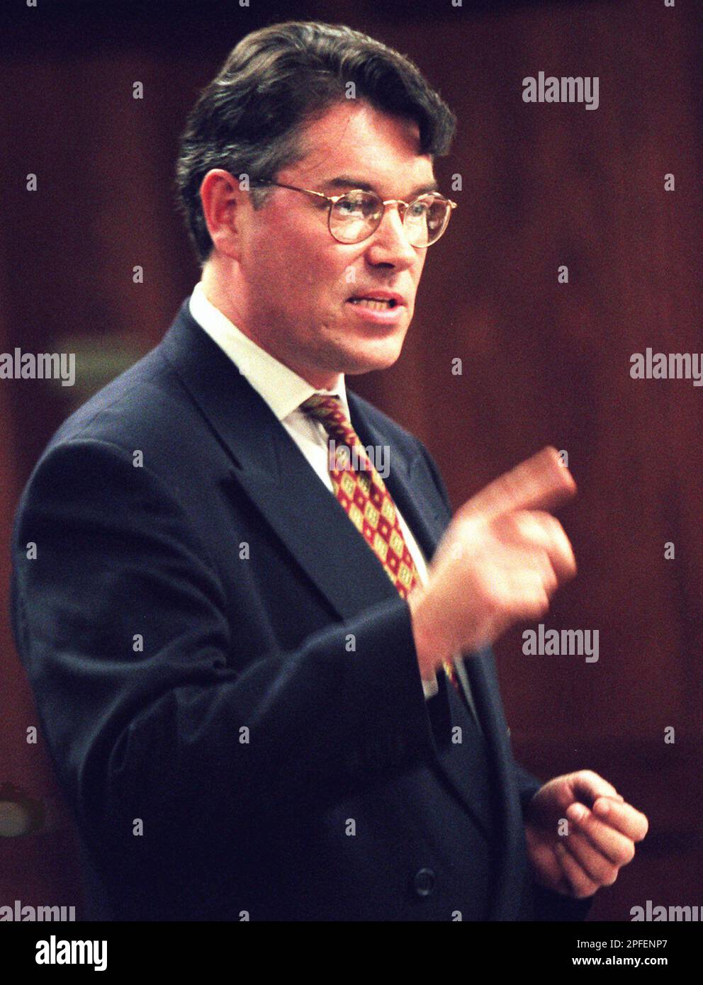 Prosecutor David Conn presents final arguments to the jury in the Erik ...