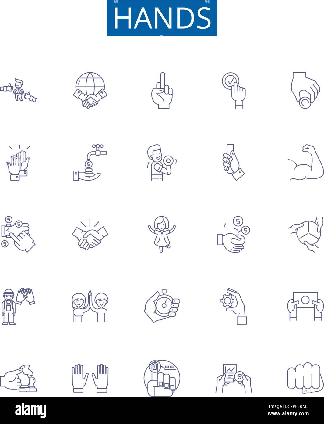 Grubby hands Stock Vector Images - Alamy