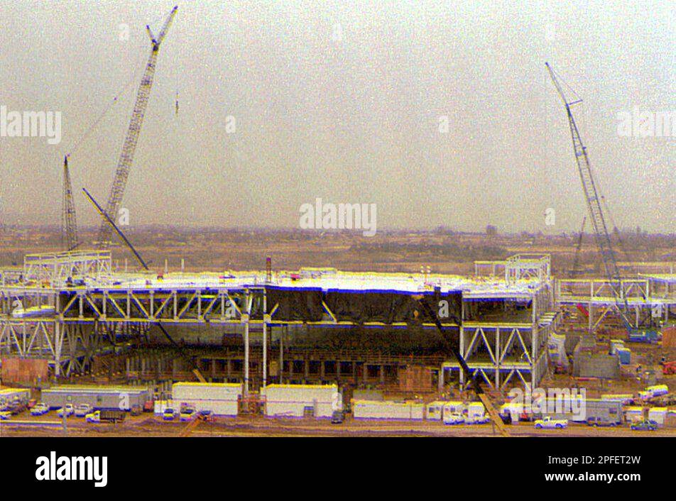 The wafer fabrication building under construction Monday Dec. 4, 1995 ...