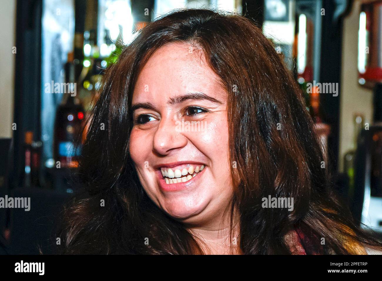 Paris, France. 16th Mar, 2023. Sarah Knafo during a signing session of ...