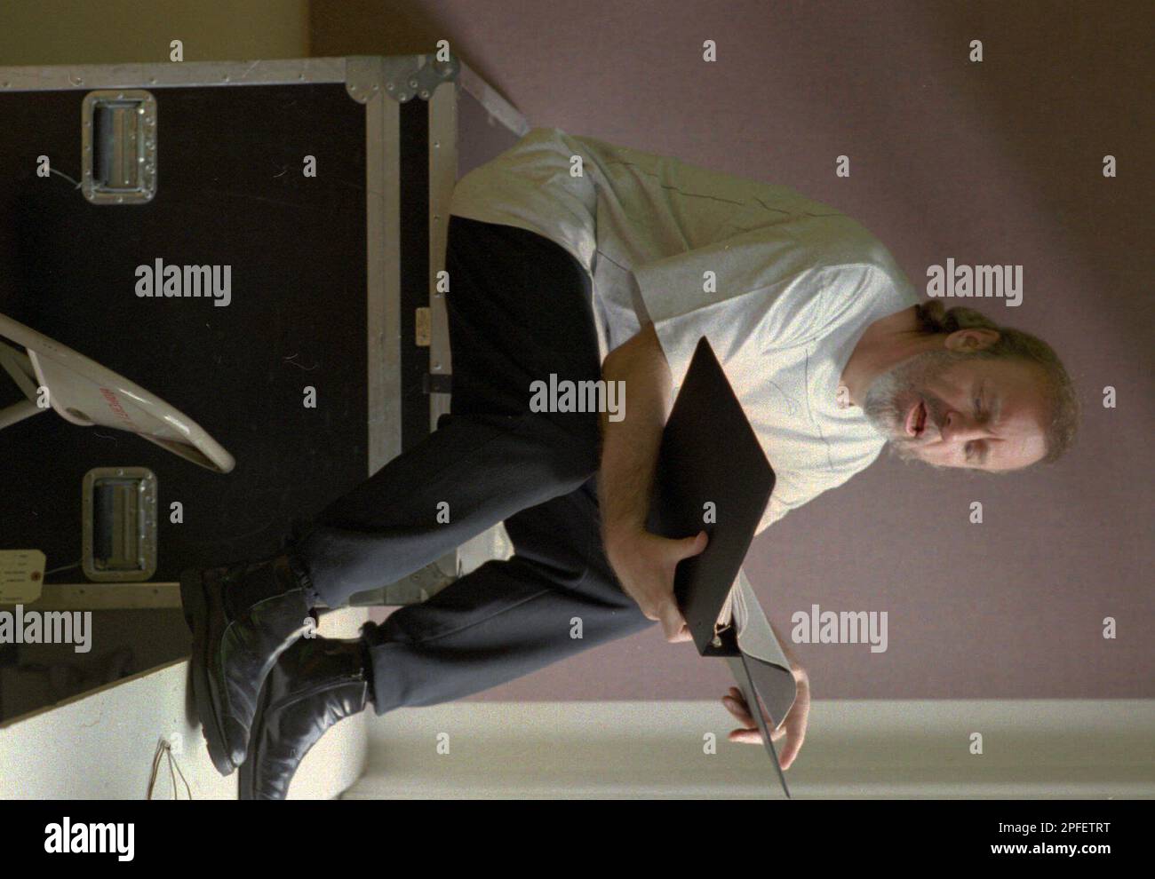 Actor Colm Wilkinson sings at a New York rehearsal studio on Oct. 20 ...