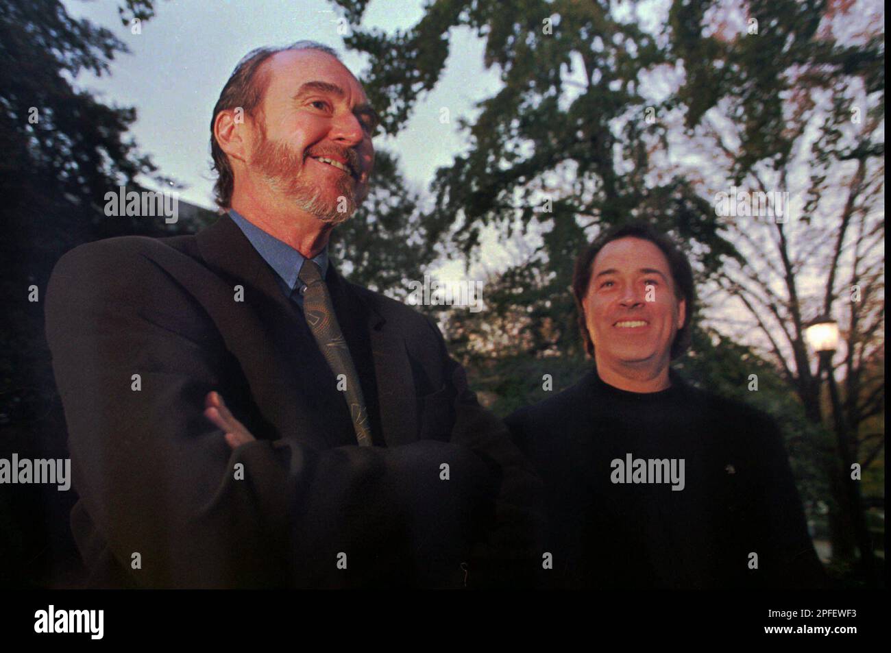Director Wes Craven, left, and producer Lee Caplin, at the opening ...