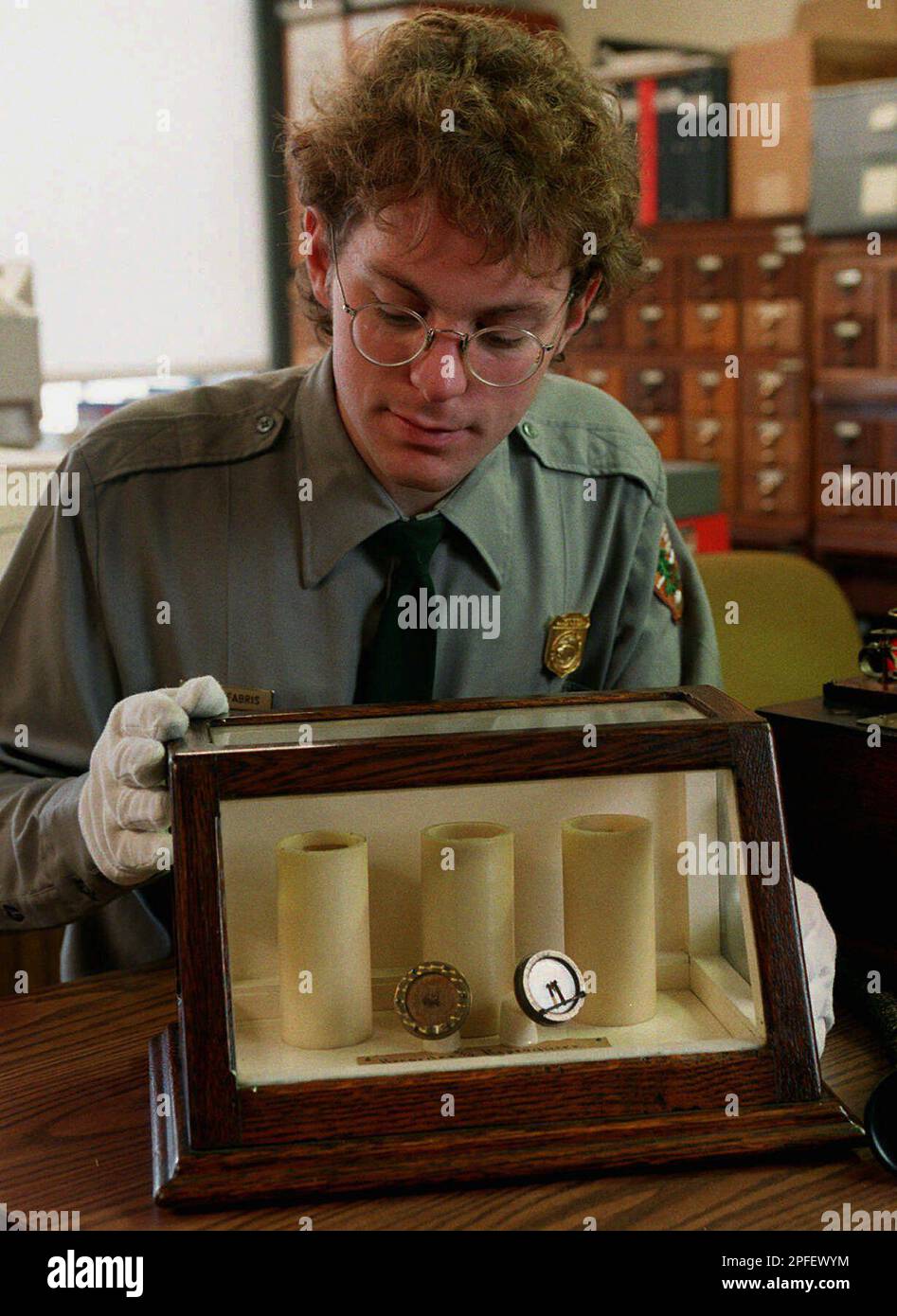 Jerry Fabris, curator of sound recordings for Edison National Historic ...