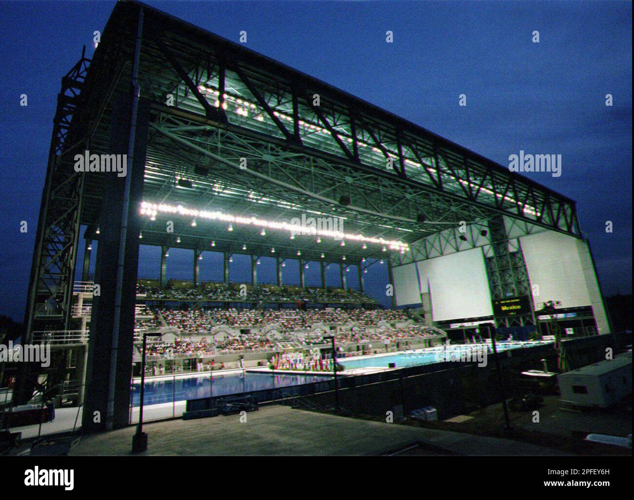 The new Georgia Tech Aquatic Center, shown in this Aug. 4, 1995 photo ...