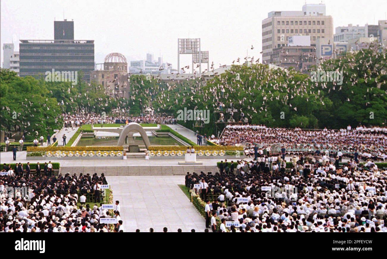 About 1,500 Doves were released during the 50th anniversary ceremony of ...