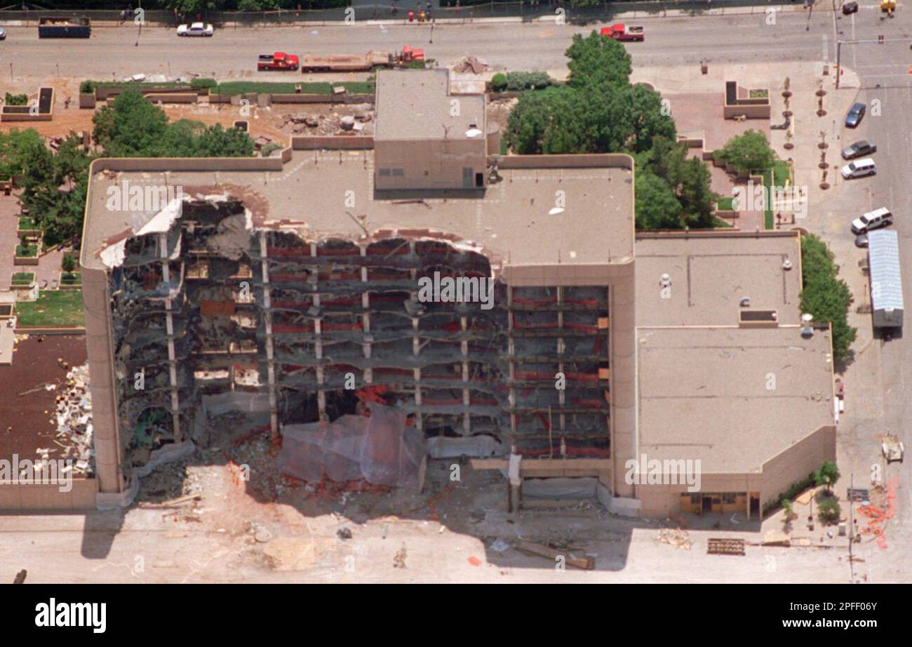 The Alfred P. Murrah Federal Building in Oklahoma City, shown Monday ...
