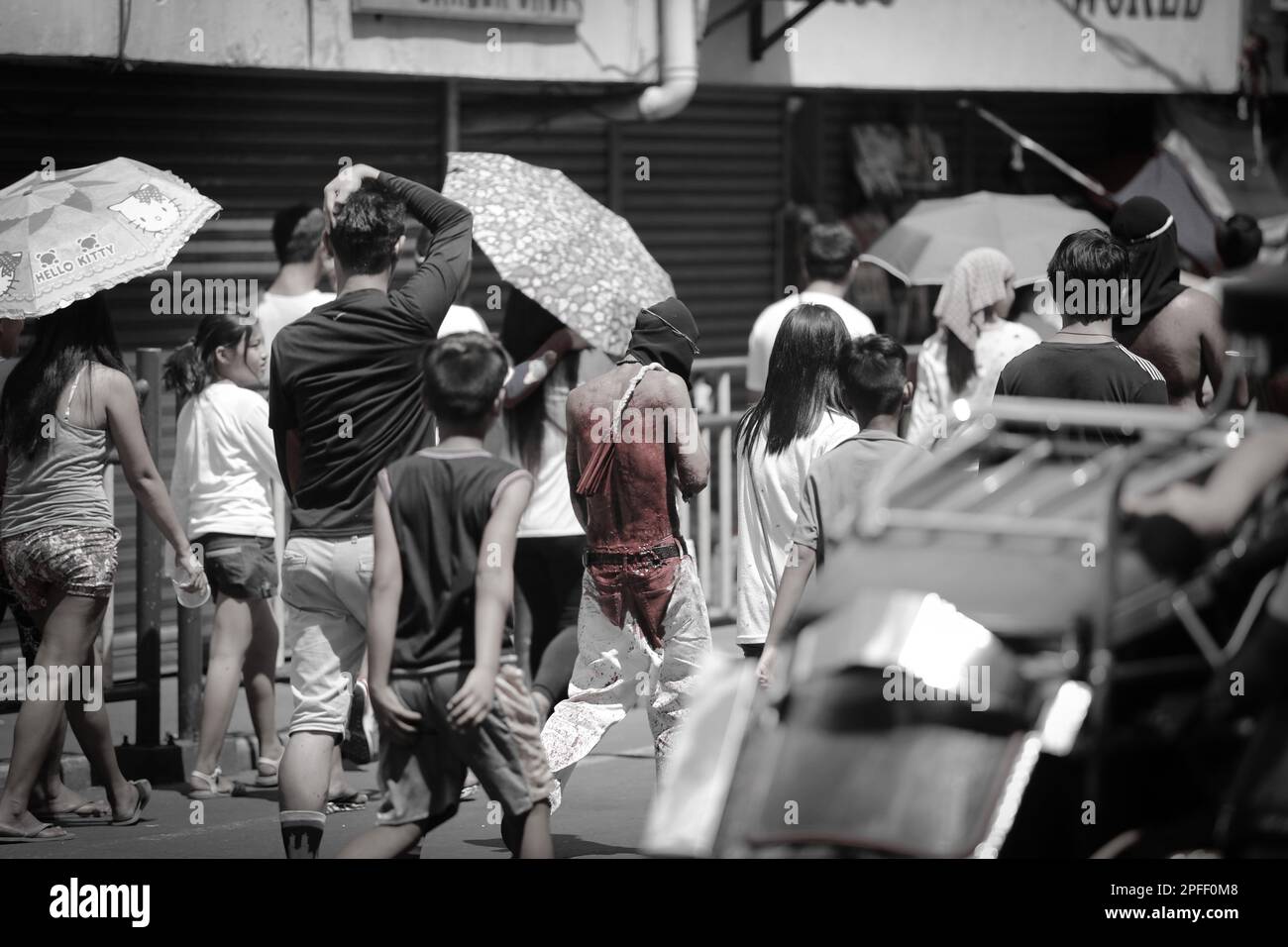 Bloody self flagellation hi-res stock photography and images - Alamy