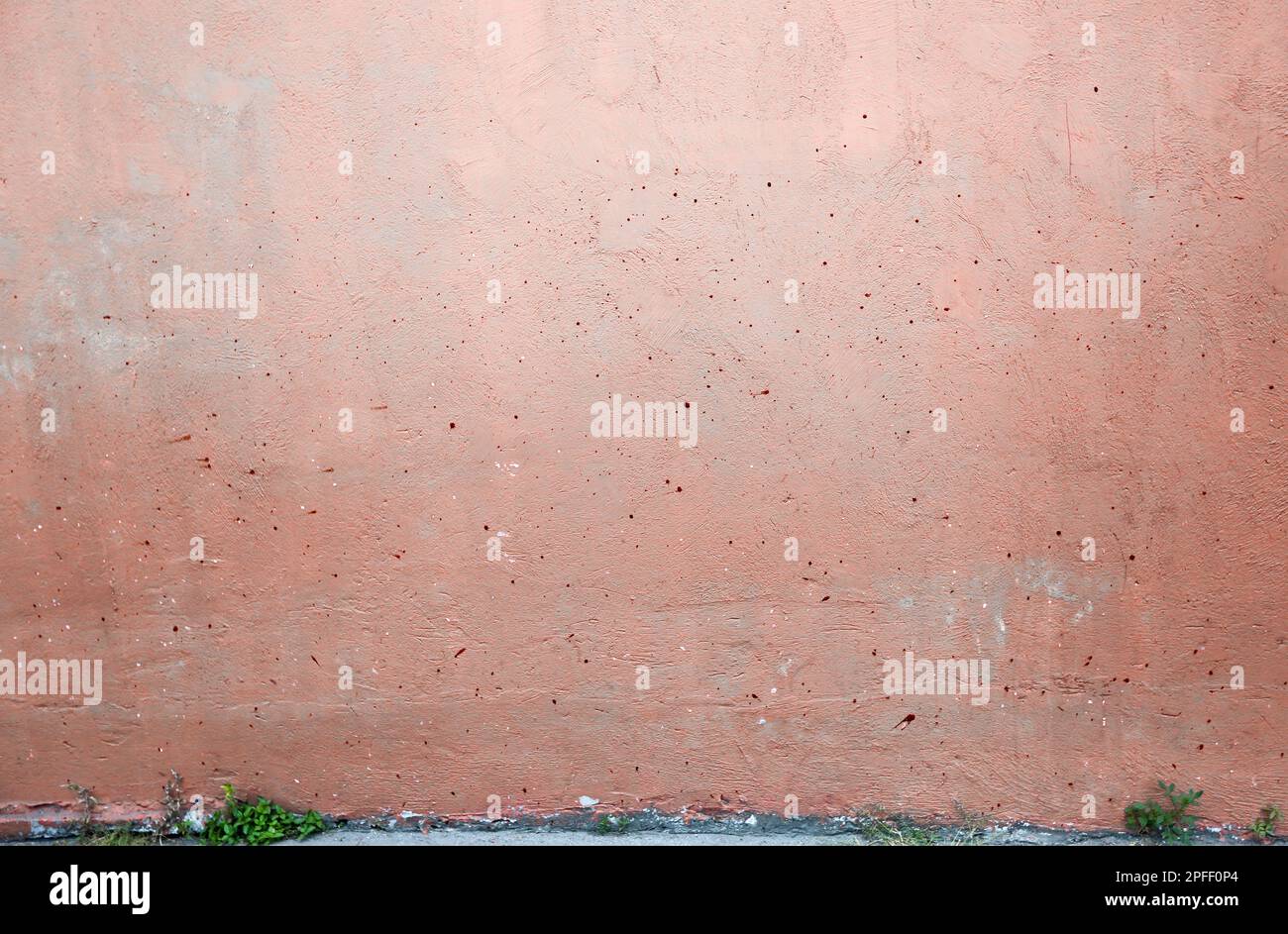 Bloodstains of penitents (flagellants) on a wall of the stations of the ...