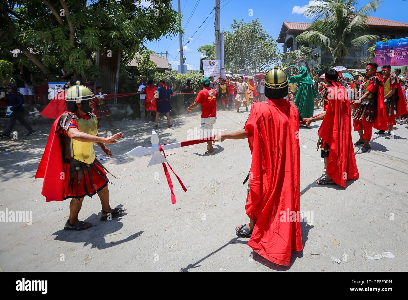 Penitents and flagellants parade for Holy Week and Good Friday ...