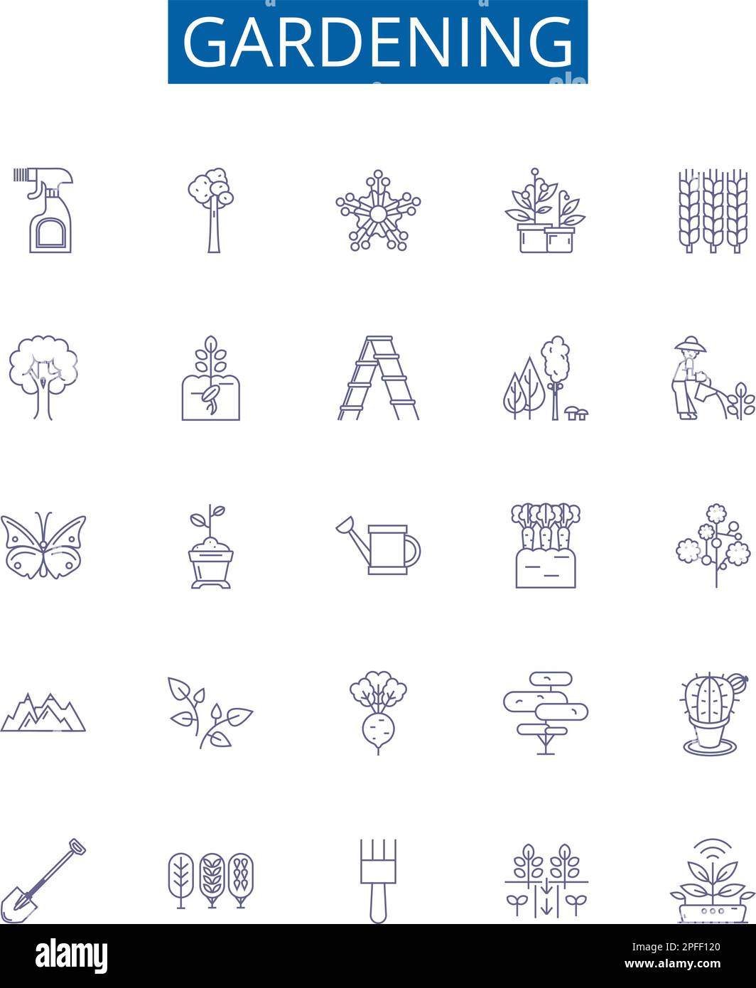 Planting for shade Cut Out Stock Images & Pictures - Alamy