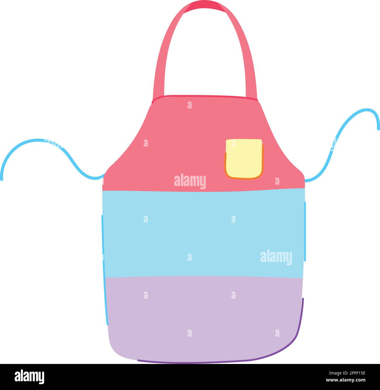 cook apron kitchen cartoon vector illustration Stock Vector Image & Art ...