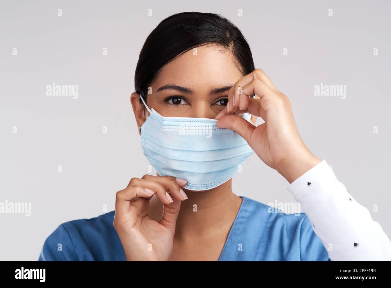 Love for medicine equates love for humanity. Portrait of a young doctor ...