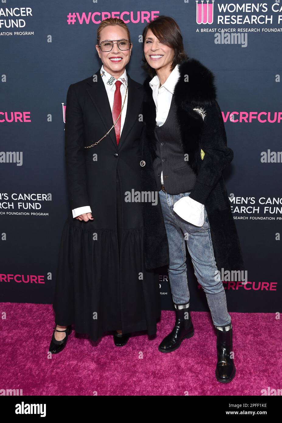 Beverly Hills, CA. 16/03/2023, Maria Bello and Dominique Crenn arriving ...