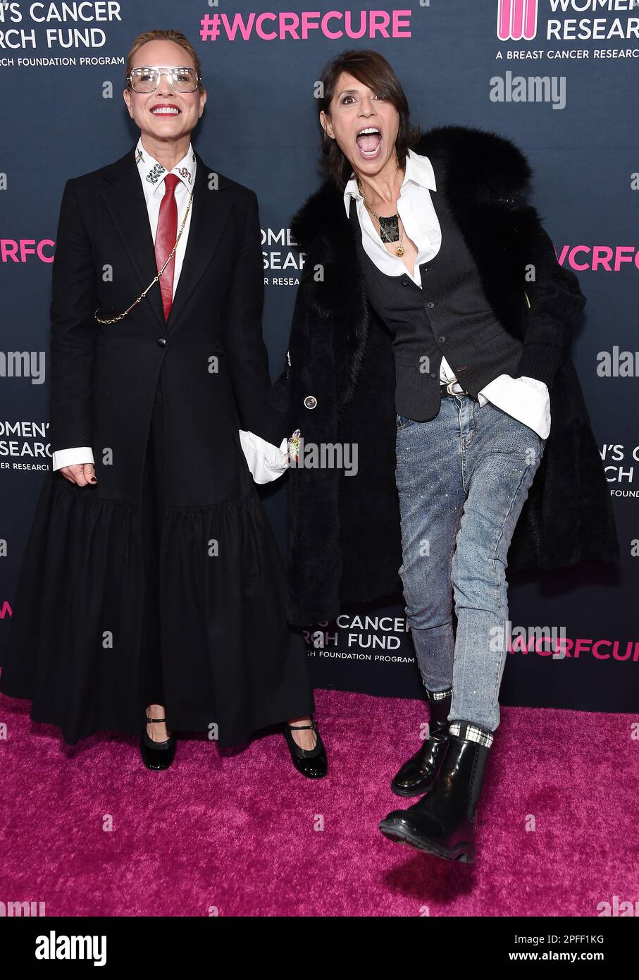 Beverly Hills, CA. 16/03/2023, Maria Bello and Dominique Crenn arriving ...