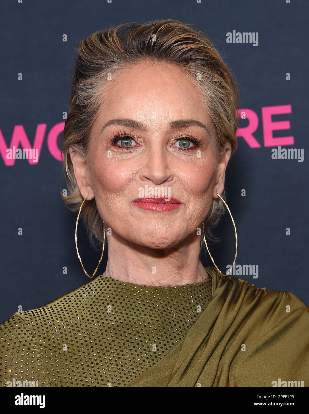 Beverly Hills, CA. 16/03/2023, Sharon Stone arriving to the An ...