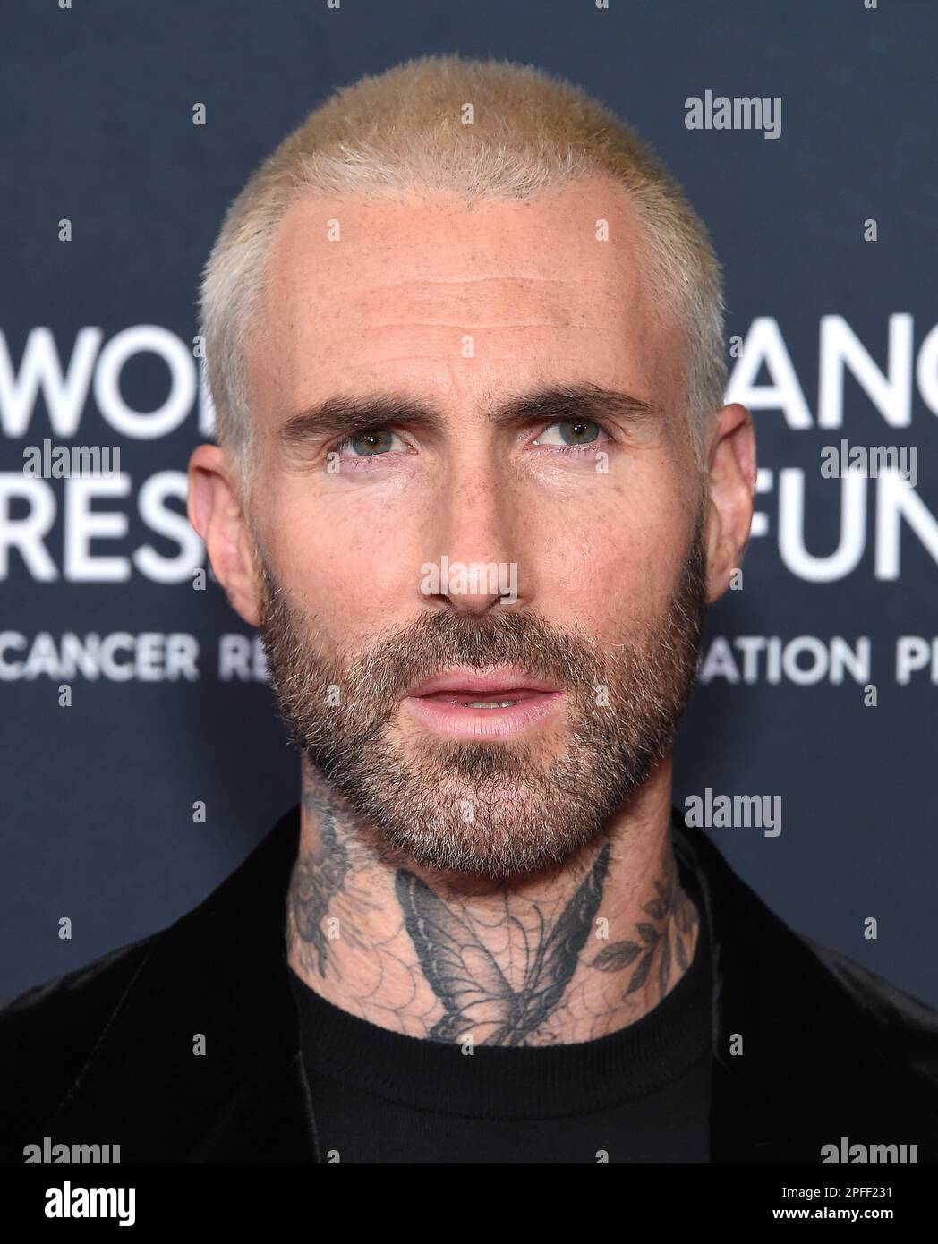 Beverly Hills, CA. 16/03/2023, Adam Levine arriving to the An Unforgettable Evening 2023 at ...