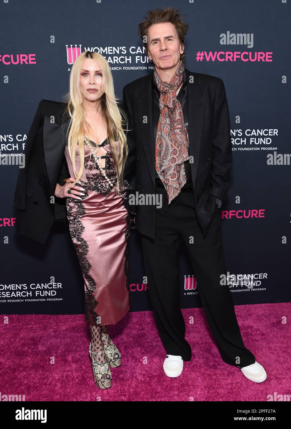 Beverly Hills, CA. 16/03/2023, Gela Nash and John Taylor arriving to ...