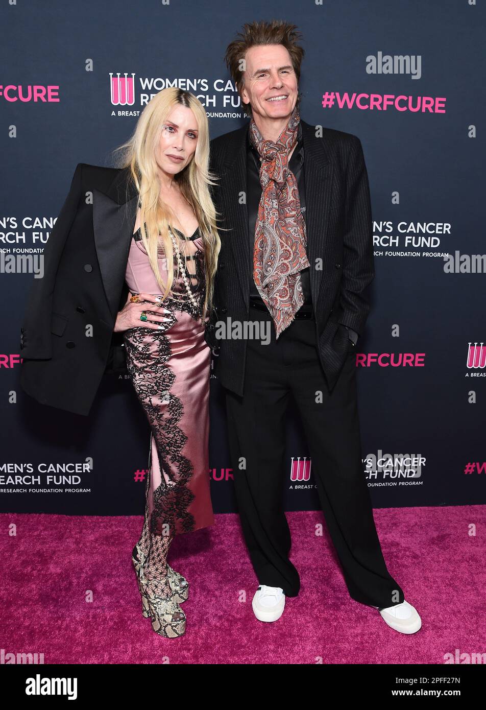 Beverly Hills, CA. 16/03/2023, Gela Nash and John Taylor arriving to ...