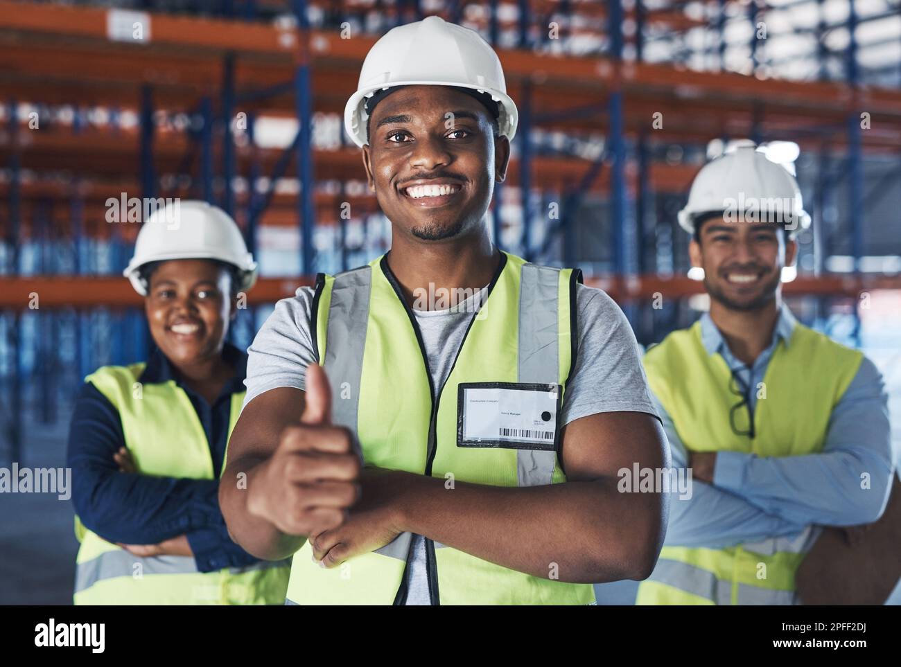 My team is capable of anything. a group of contractors standing in the ...