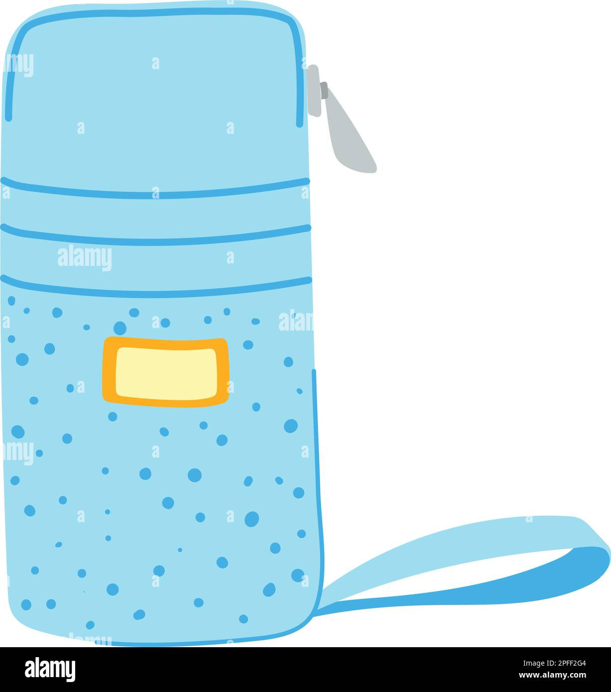 art pencil case cartoon vector illustration Stock Vector Image & Art ...