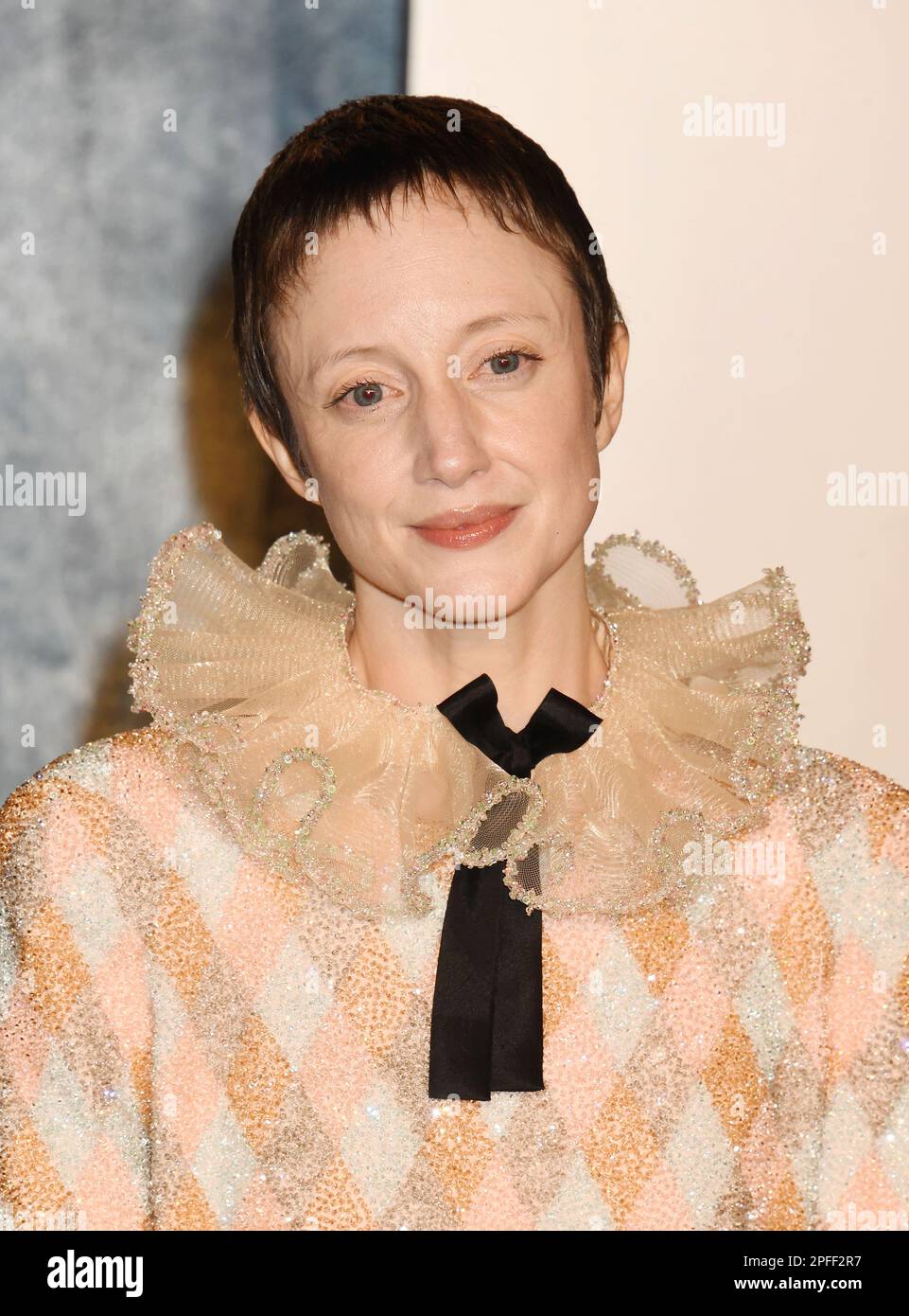 BEVERLY HILLS, CALIFORNIA - MARCH 12: Andrea Riseborough attends the ...
