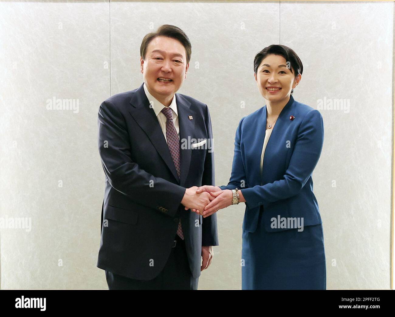 17th Mar, 2023. Yoon meets Japanese political leaders South Korean ...