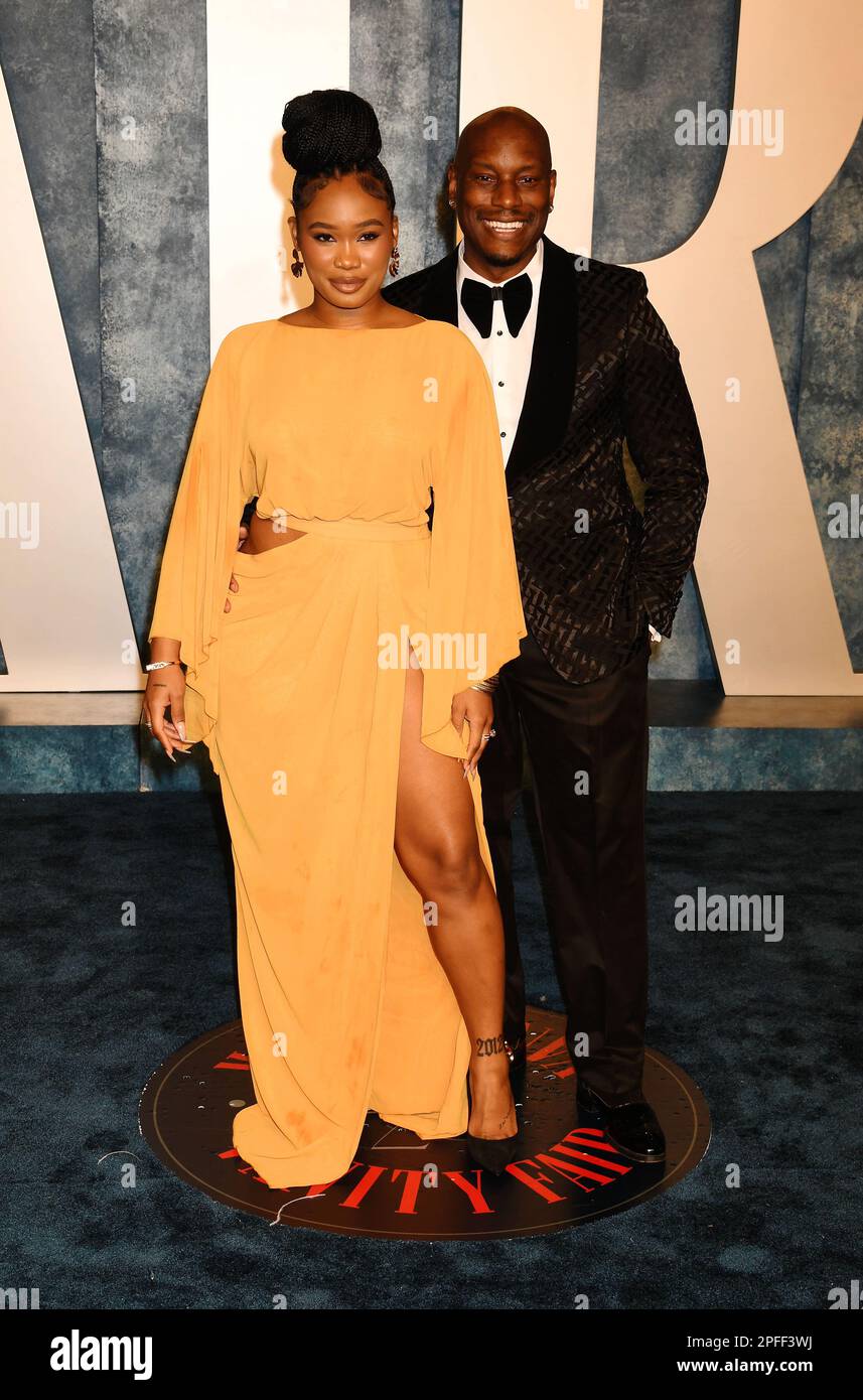 BEVERLY HILLS, CALIFORNIA - MARCH 13: Zelie Timothy, Tyrese Gibson ...